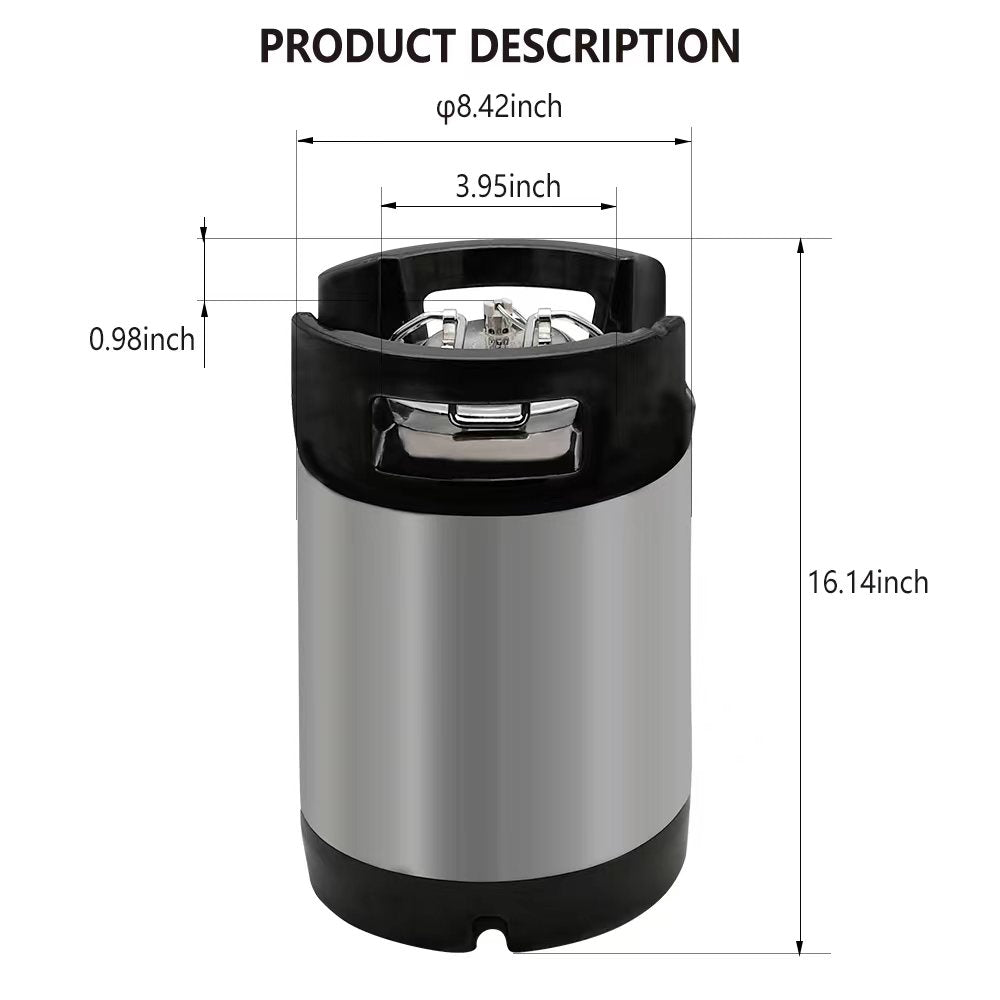 Ball Lock Cornelius Kegs | 9.5L & 19L Stainless Steel, Stackable ...