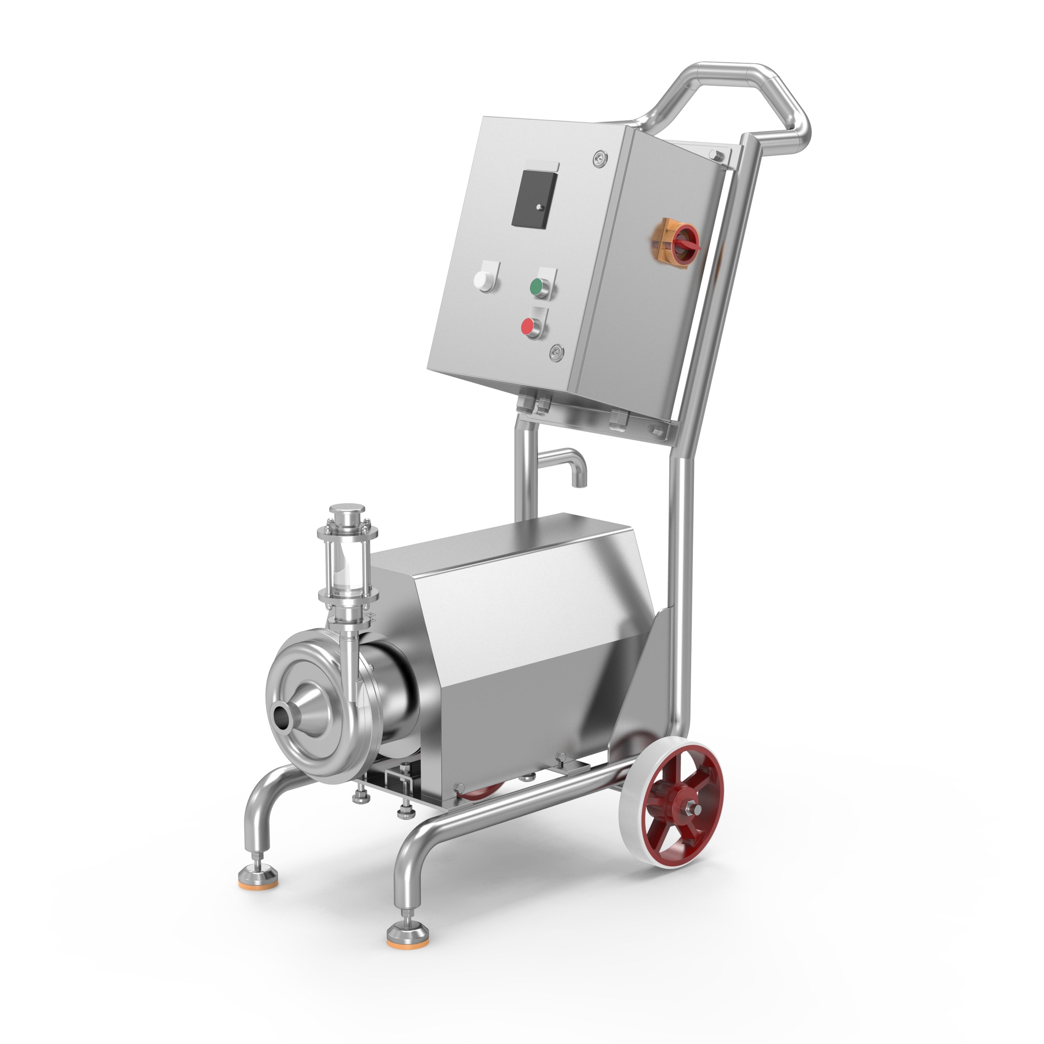Mobile CIP Pump Cart for Brewing, Food & Pharma – Stainless Steel ...